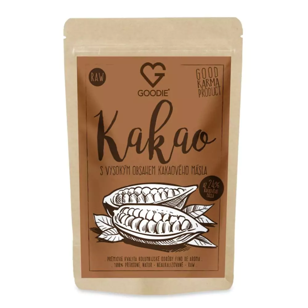Kakaový prášok RAW 24% 120 g :: GOODIE
